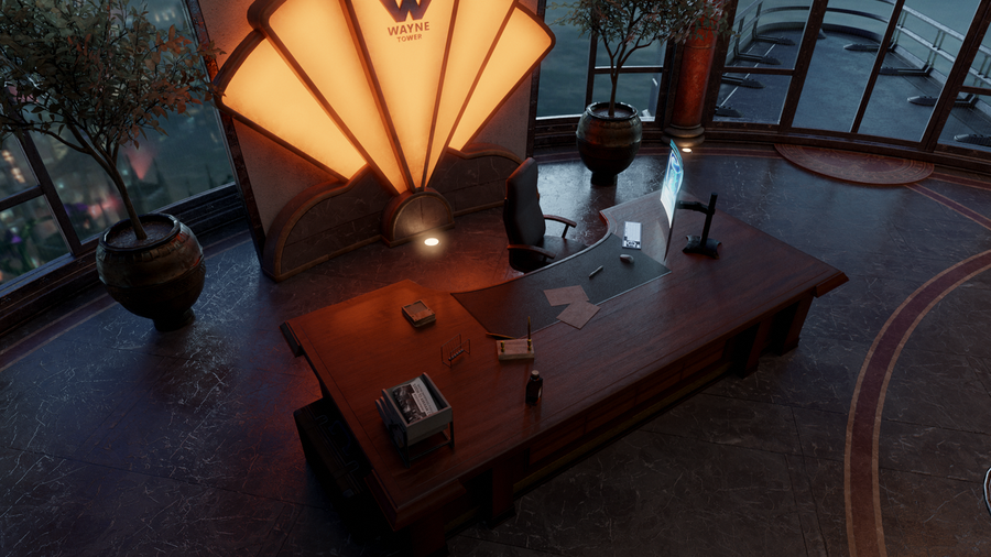 Open3DLab • Batman Arkham Knight - Wayne Tower Office