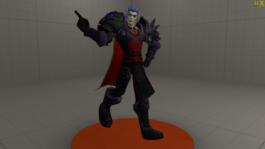 SFMLab • Zel'Thaes Brightrunner, Rebellious Lotus Runeblade (World of ...