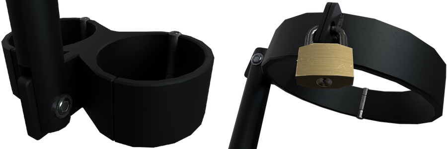 SFMLab • Arm Binder handcuffs to Neck Collar