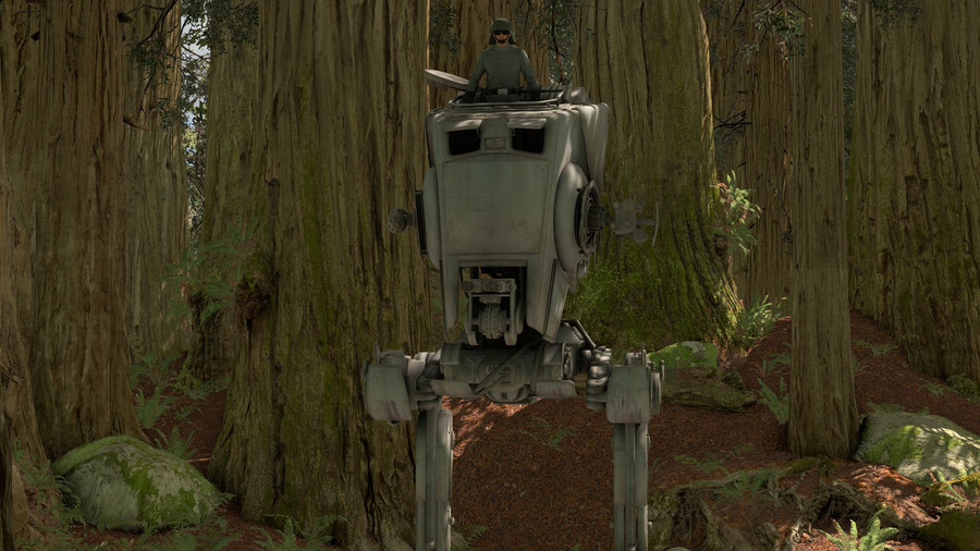 SFMLab • Star Wars Jedi: Fallen Order AT-ST model