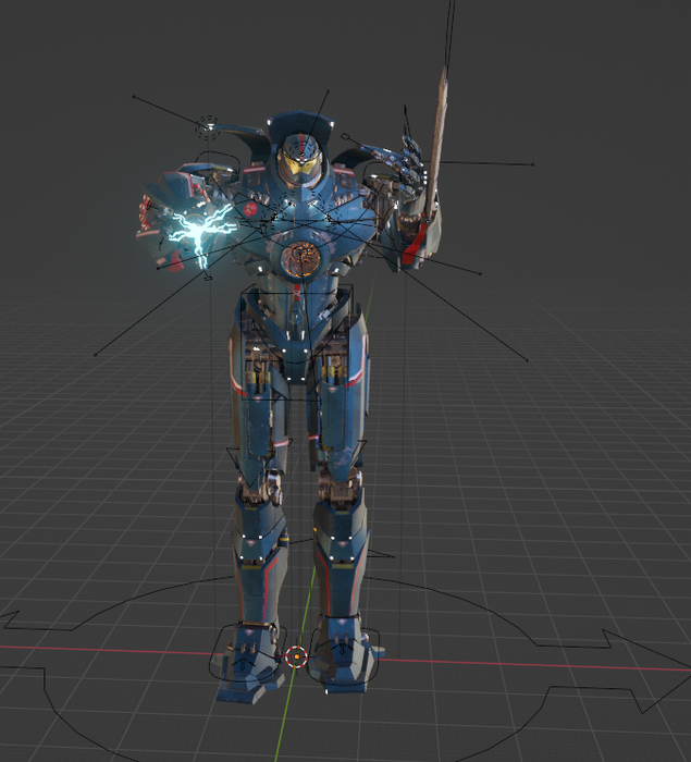 Open3DLab • Gipsy Danger - Rigged