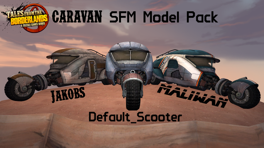 SFMLab • Tales from the Borderlands: Caravan Model Pack