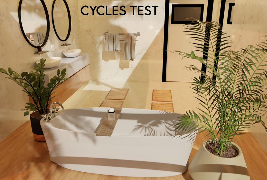 Open3DLab Beach Bathroom