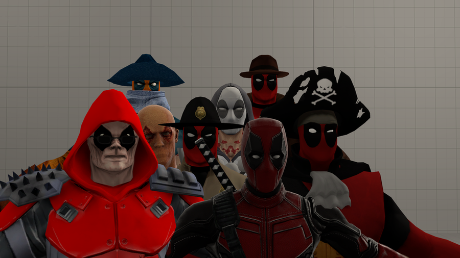 SFMLab • (Xelandis) Deadpool models