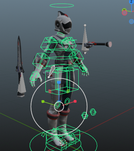 Open3DLab • power rangers legacy wars auto rig pro rigs