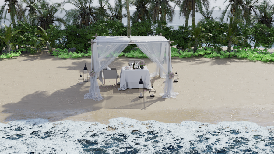 Open3DLab • Glowing Beach