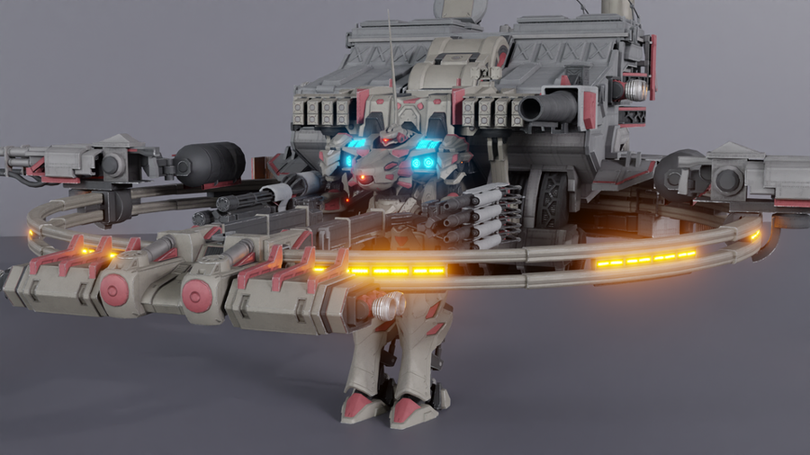 Open3dlab • Armored Core 6 Balteus Pca And Arquebus