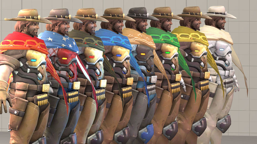 SFMLab • [Overwatch] McCree skin pack1