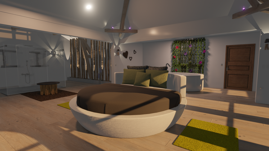 Open3DLab • Bedroom and Bathroom