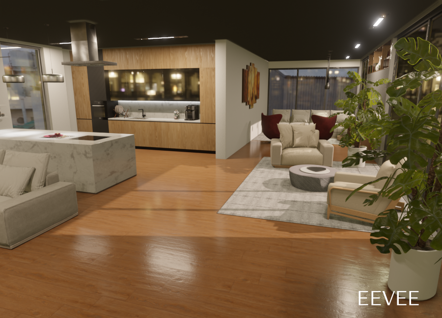 Open3DLab • Elegant Living Room