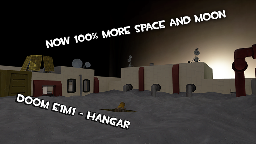 SFMLab • Doom - E1M1 (Hangar) - TF2 Style