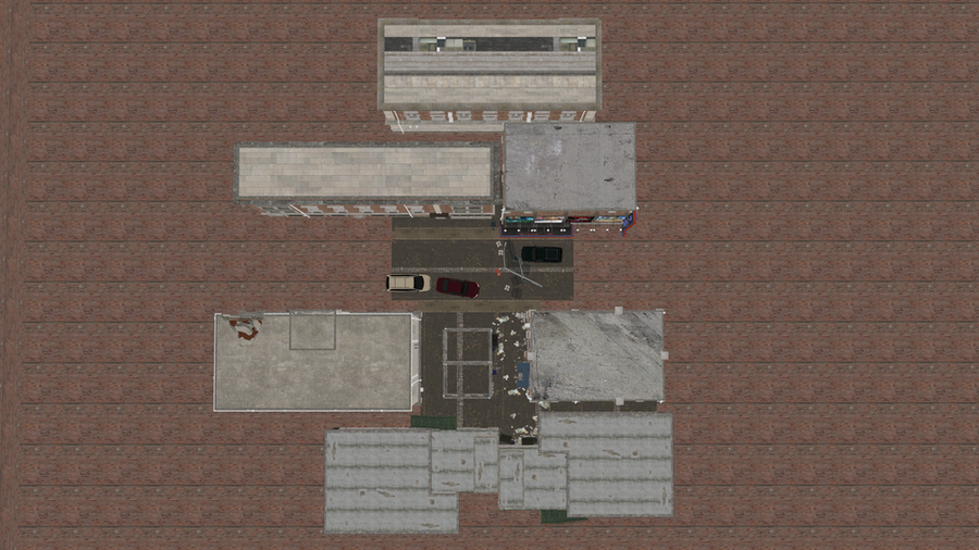 SFMLab • Raccoon City Alleyway Scenebuild (v.01)