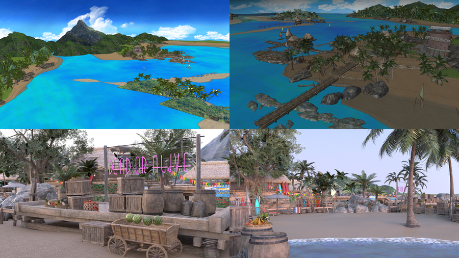 Open3DLab • DOA6 Seaside Eden Blender Cycles Port