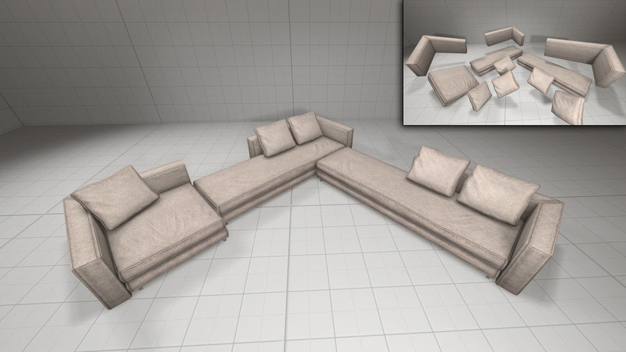 SFMLab • GTA V apartament sofas pack