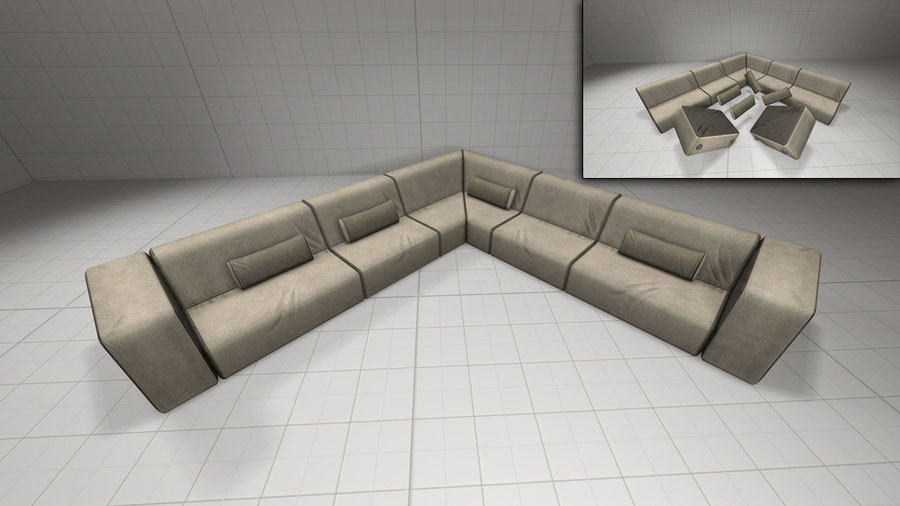 SFMLab • GTA V apartament sofas pack