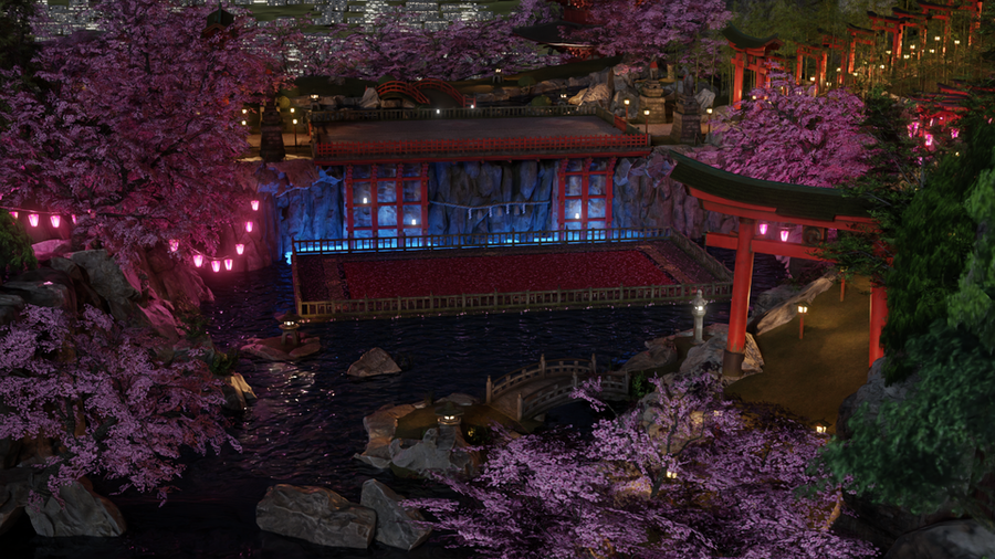 Open3DLab • Tekken 7 Vermilion Gates Stage