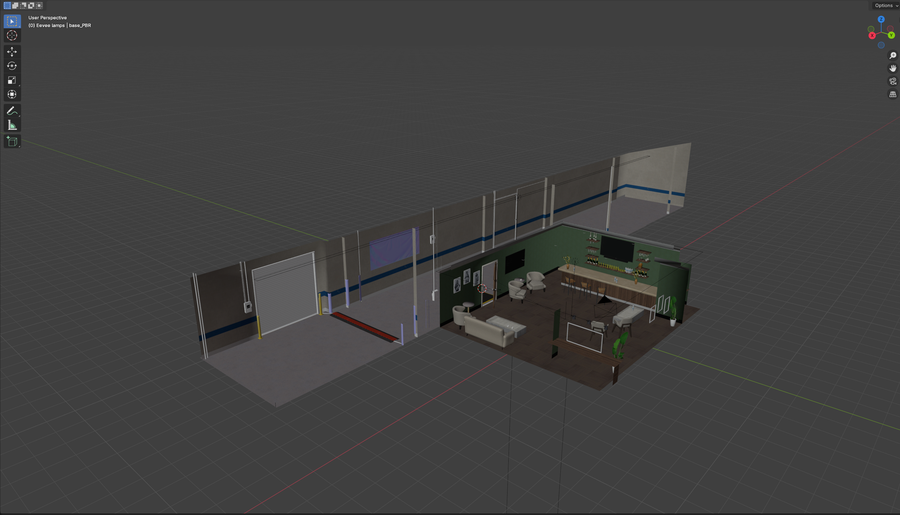 Open3DLab • HOF VIP waiting room - 2K20