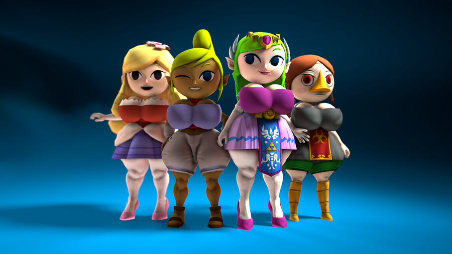 SFMLab • Wind Waker: All-Stars KM Model Pack (NSFW)