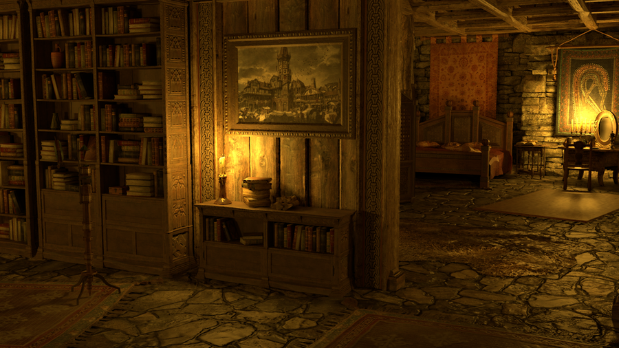 Open3DLab • Yennefer's room (The Witcher)